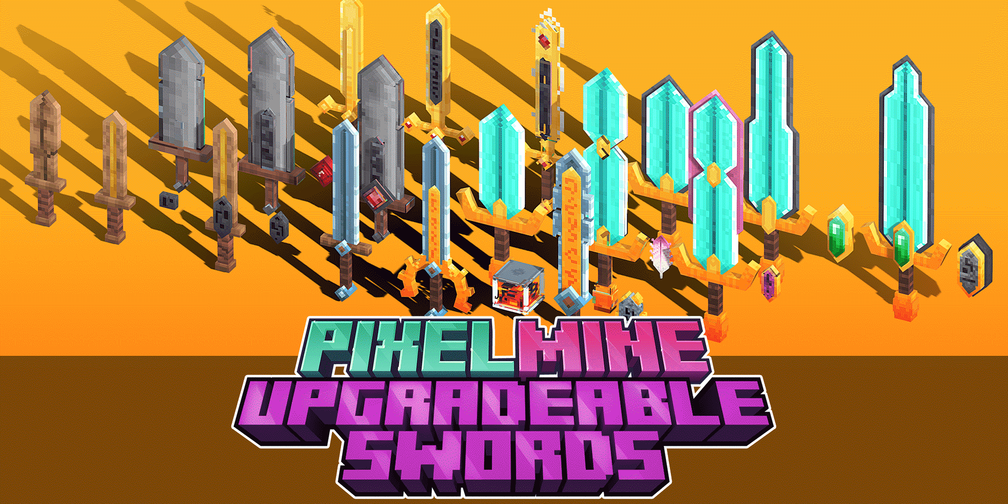PixelMine | Upgradeable Sword Models - MCModels