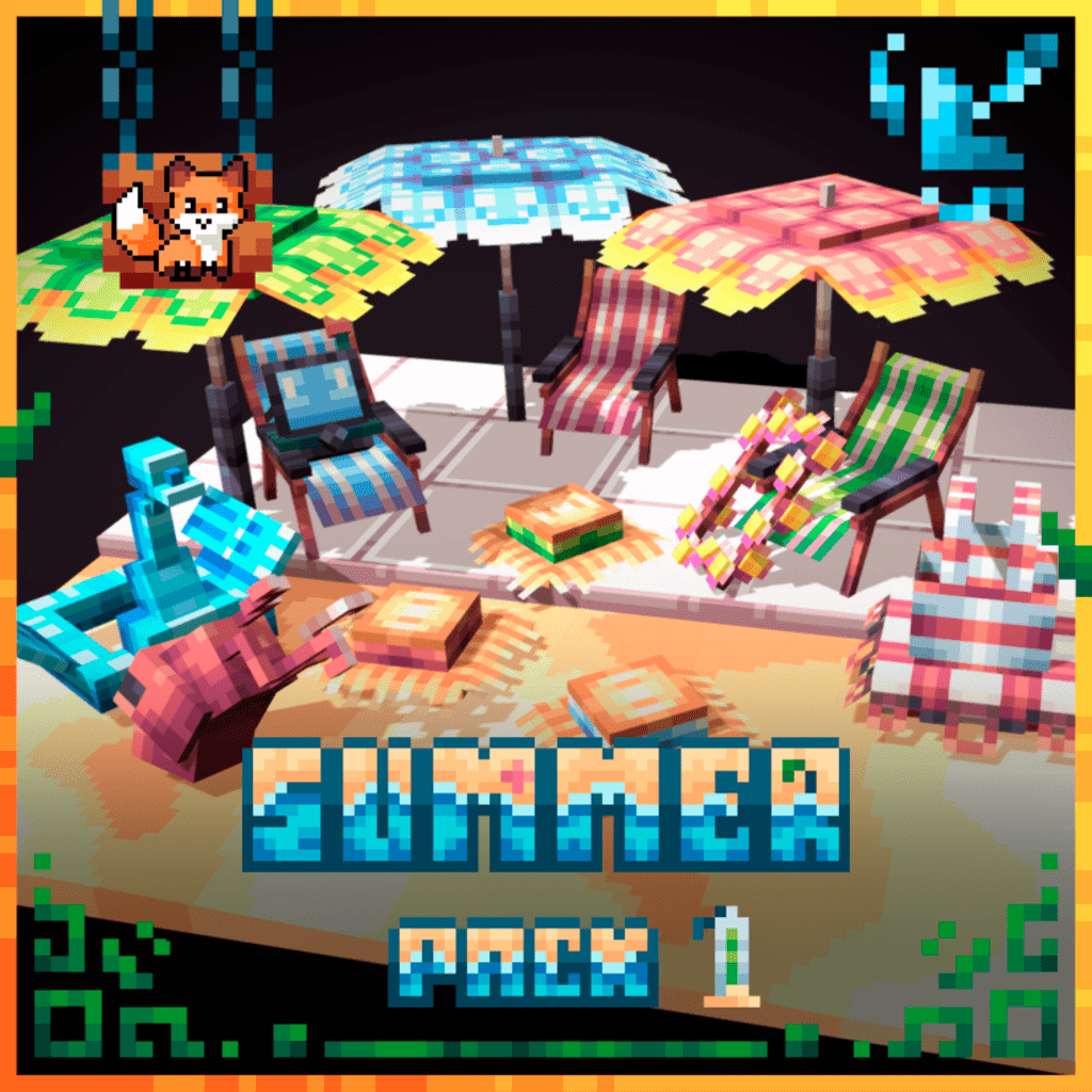 Summer Pack v1 (Cosmetics & Furniture) (Archived) - MCModels
