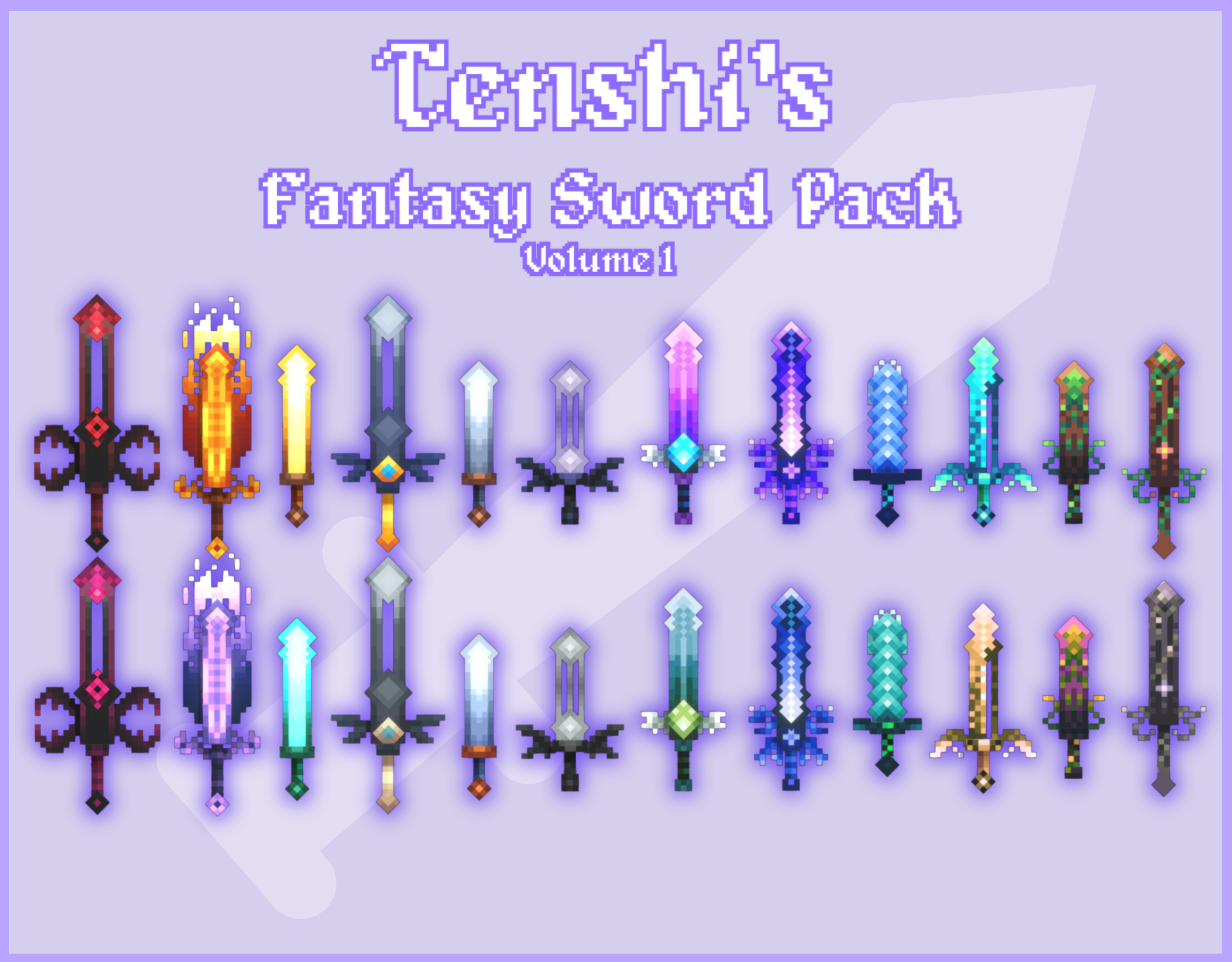 Tenshi's Fantasy Swords | Volume 1 - MCModels