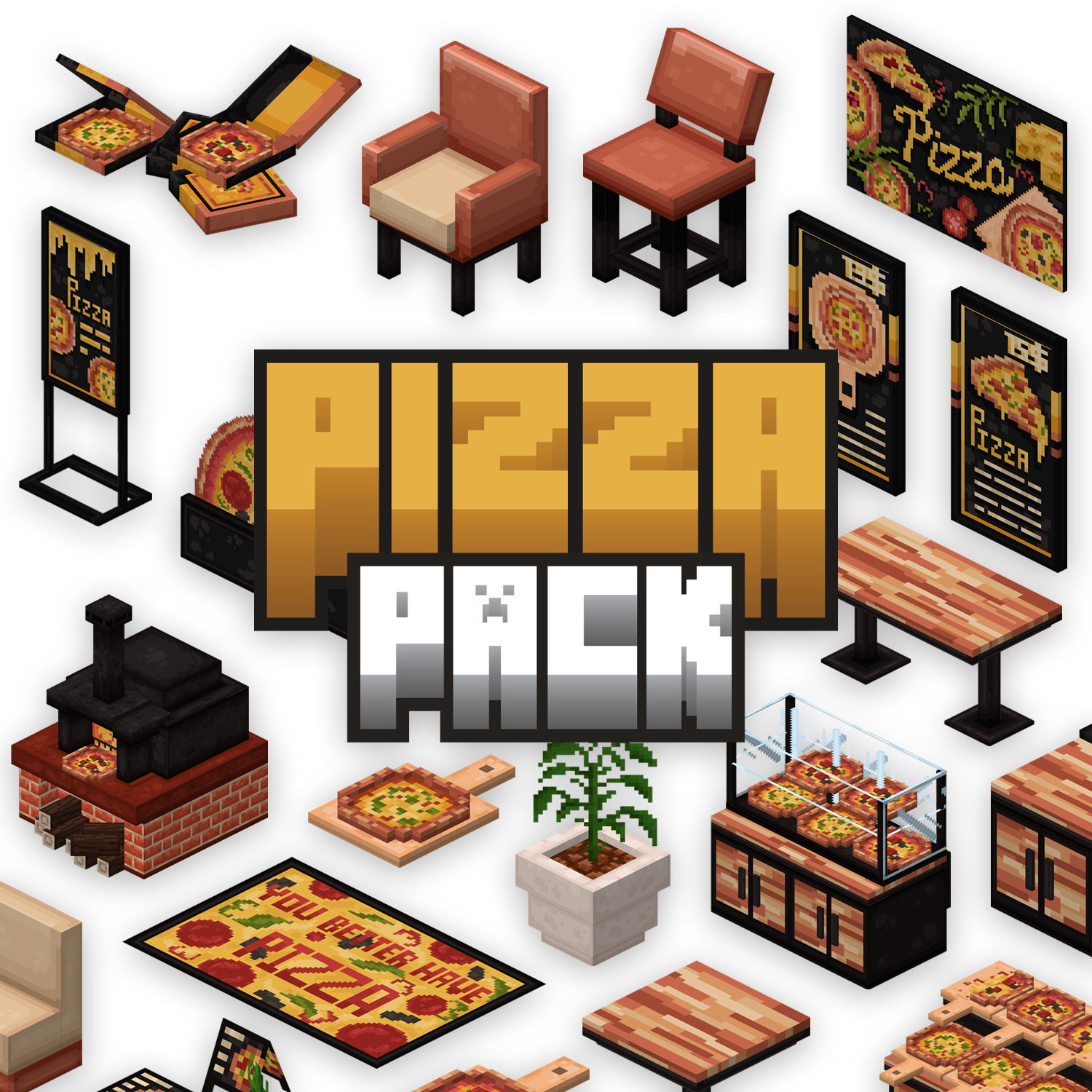 Pizza Decoration Volume 1 - MCModels